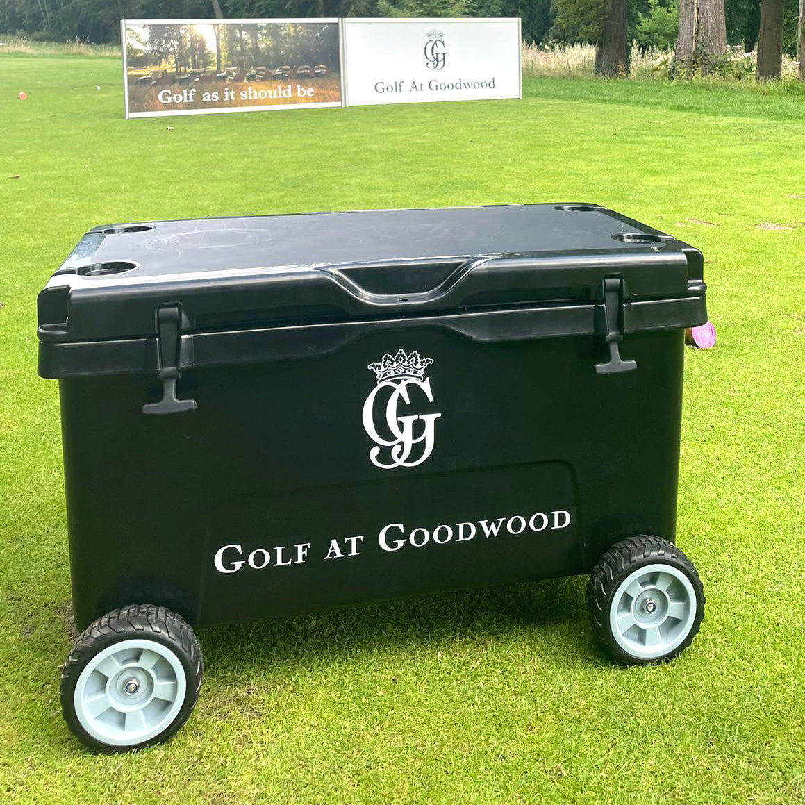Golf At Goodwood - Branded Icey-Tek 85 Litre Cool Box With Wheels ...