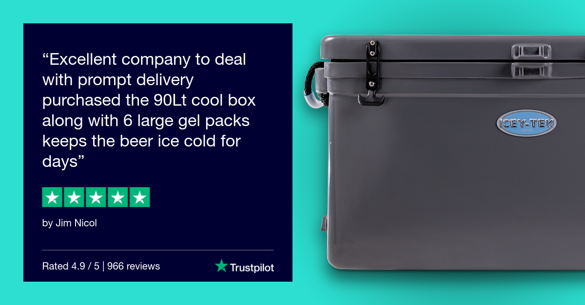 keeps the beer ice cold for days" – Icey-Tek / Cool Boxes UK