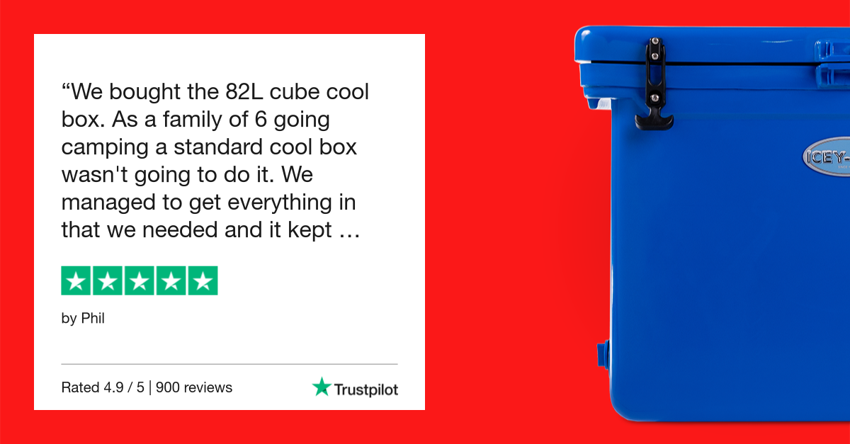 A review of the BIG 82 Litre Cube Cool Box – Icey-Tek / Cool Boxes UK